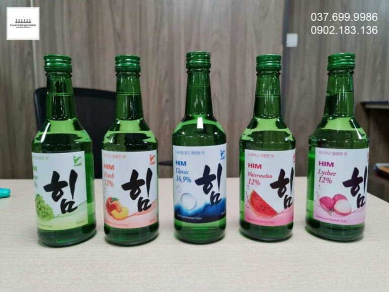 Rượu Soju HIM Lychee hương vải , Rượu Soju Hàn Quốc giá bao nhiêu