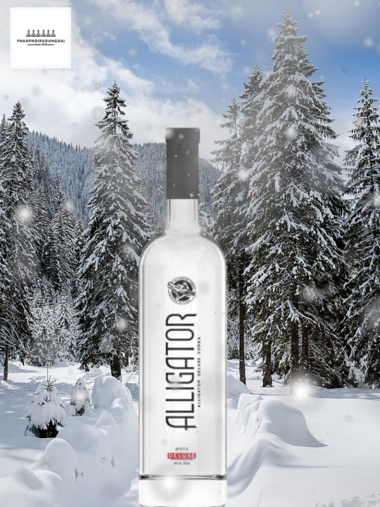 Rượu Vodka Alligator Deluxe 700 ml , giá Vodka Cá Sấu Deluxe